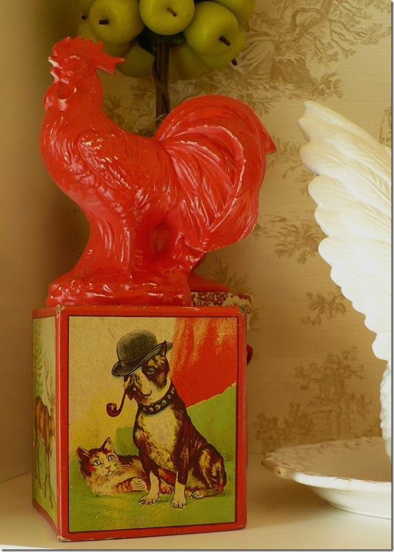 Thrifty Finds & Red White & Blue Chicken - A Cultivated Nest